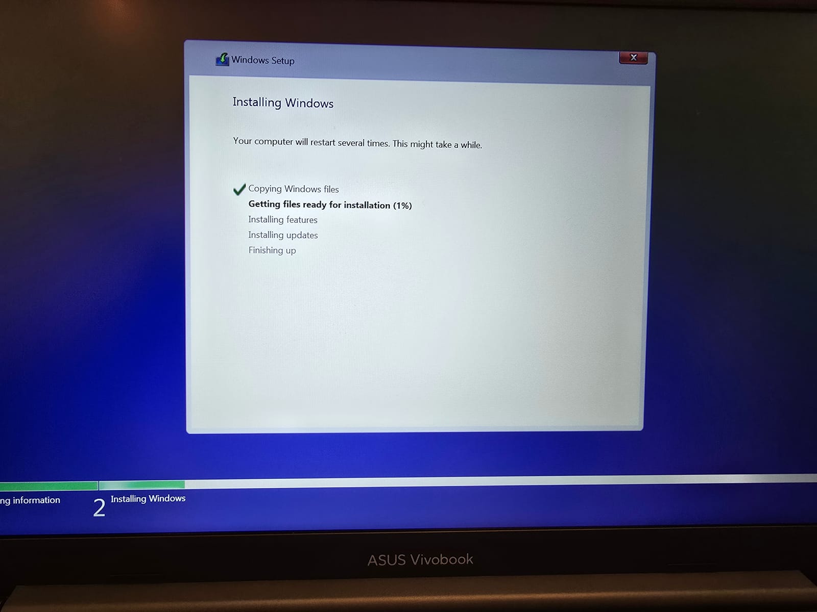 Asus Vivobook 💻 — No storage driver found? Please Help!